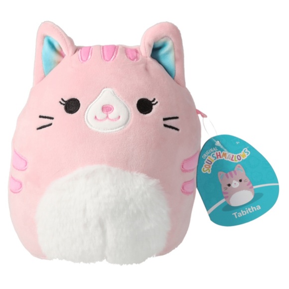 Squishmallows | Other | Nwt 75 Tabitha The Pink Tabby Cat Squishmallow ...